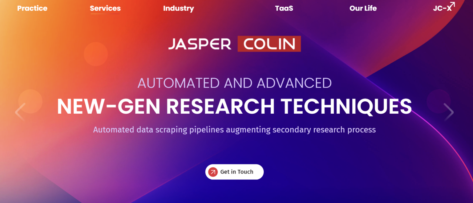 Jasper Colin Drops "Research" From its Name to Reflect an Expanded ...