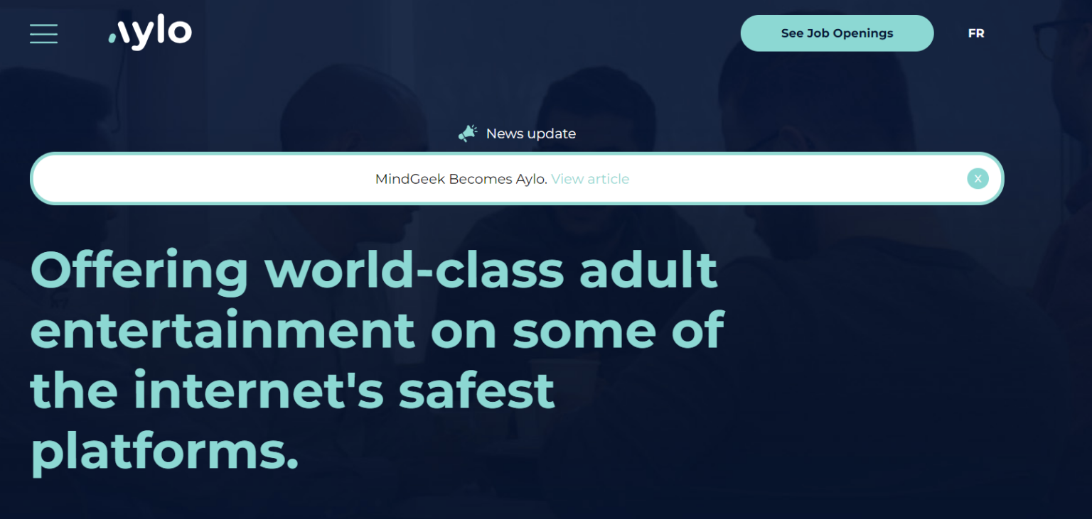 Pornhub's Parent Company, MindGeek Rebrands to Aylo