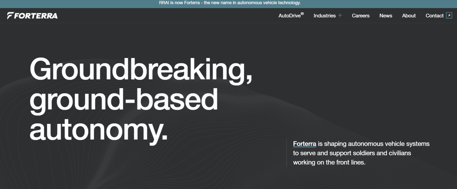 RRAI Rebrands to Forterra, Strengthening Its Commitment to Ground-Based ...